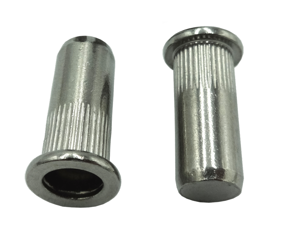 Rivet Nut M6 Round with Groove Flange Head Close Type 1GR St Steel E 5S ...
